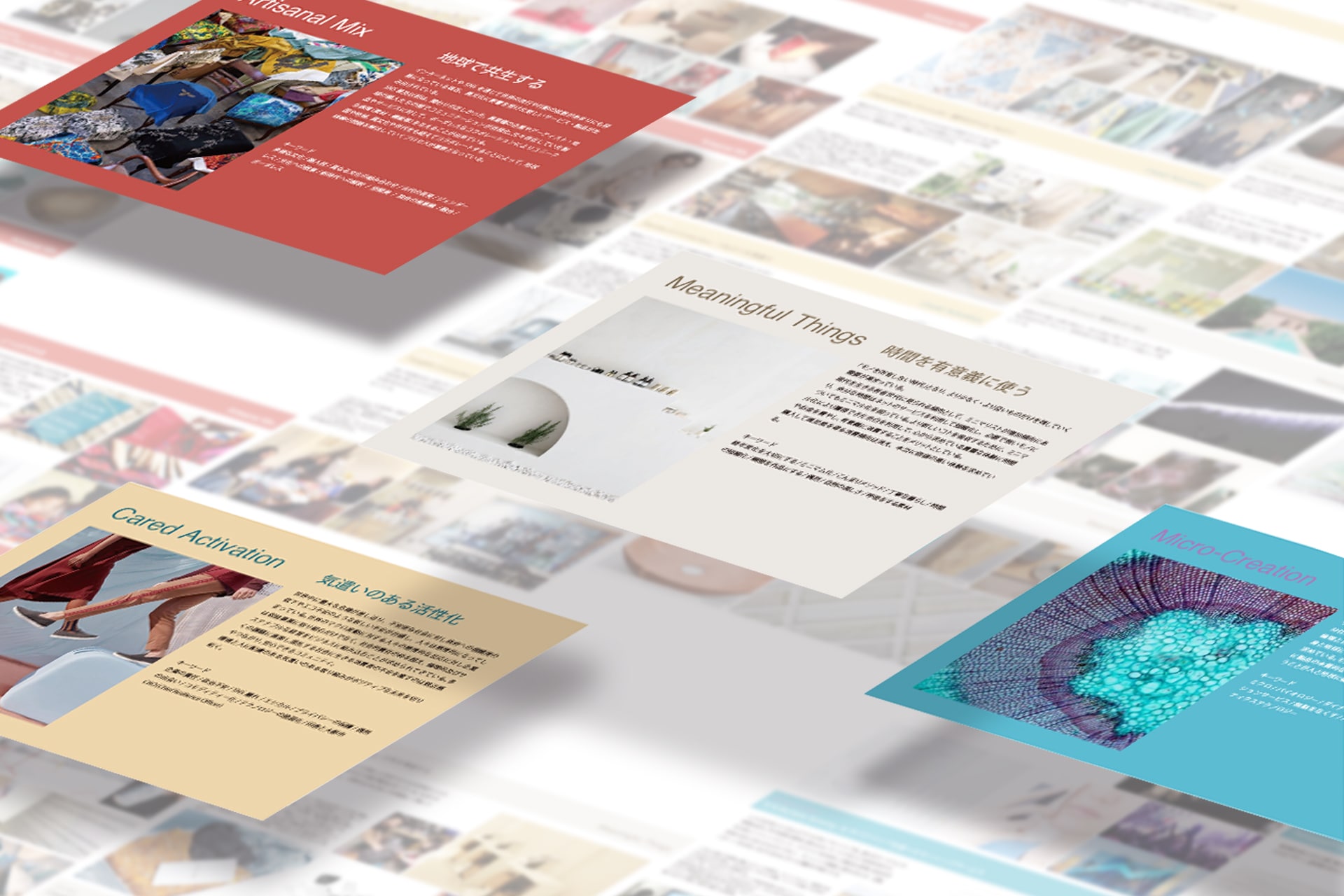 Our trend analysis process (part one) - NISSHA Design&CMF, Kyoto Japan